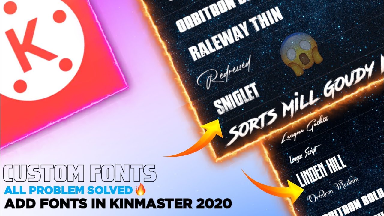 How To Add Font In Kinemaster Easily Kinemaster Me Font Add Kaise
