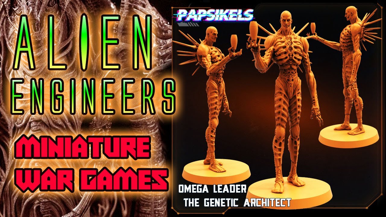 Alien Engineers 3D Printing - YouTube