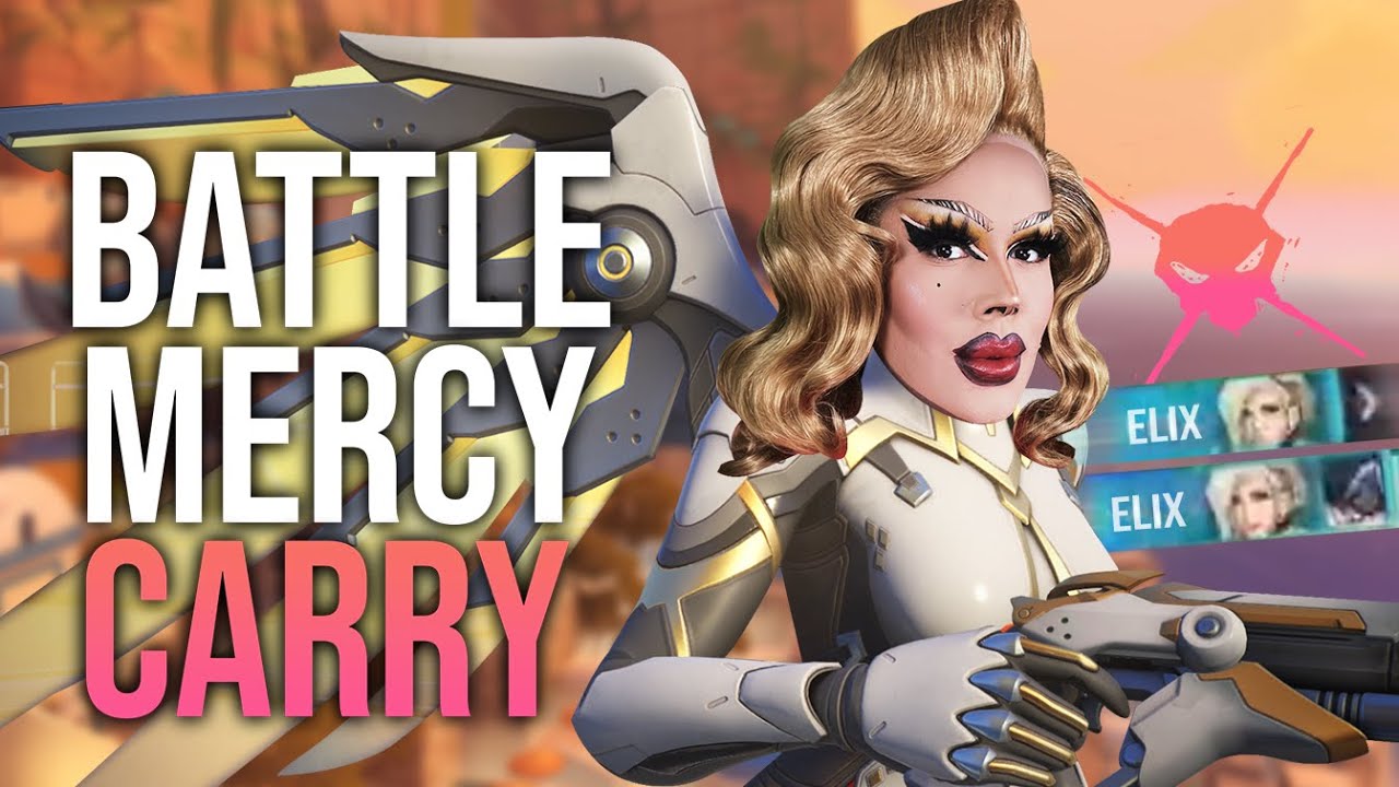Battle Mercy Carry In RANKED! - YouTube