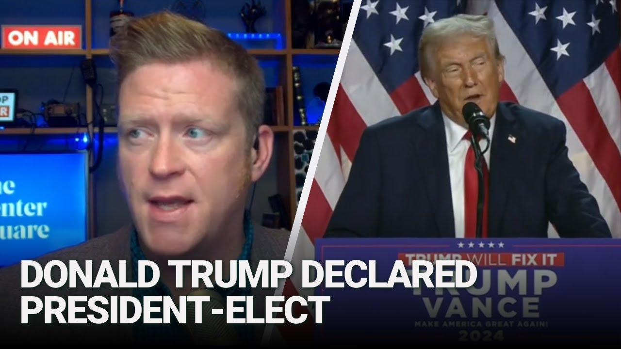 Donald Trump Declared President-Elect - YouTube