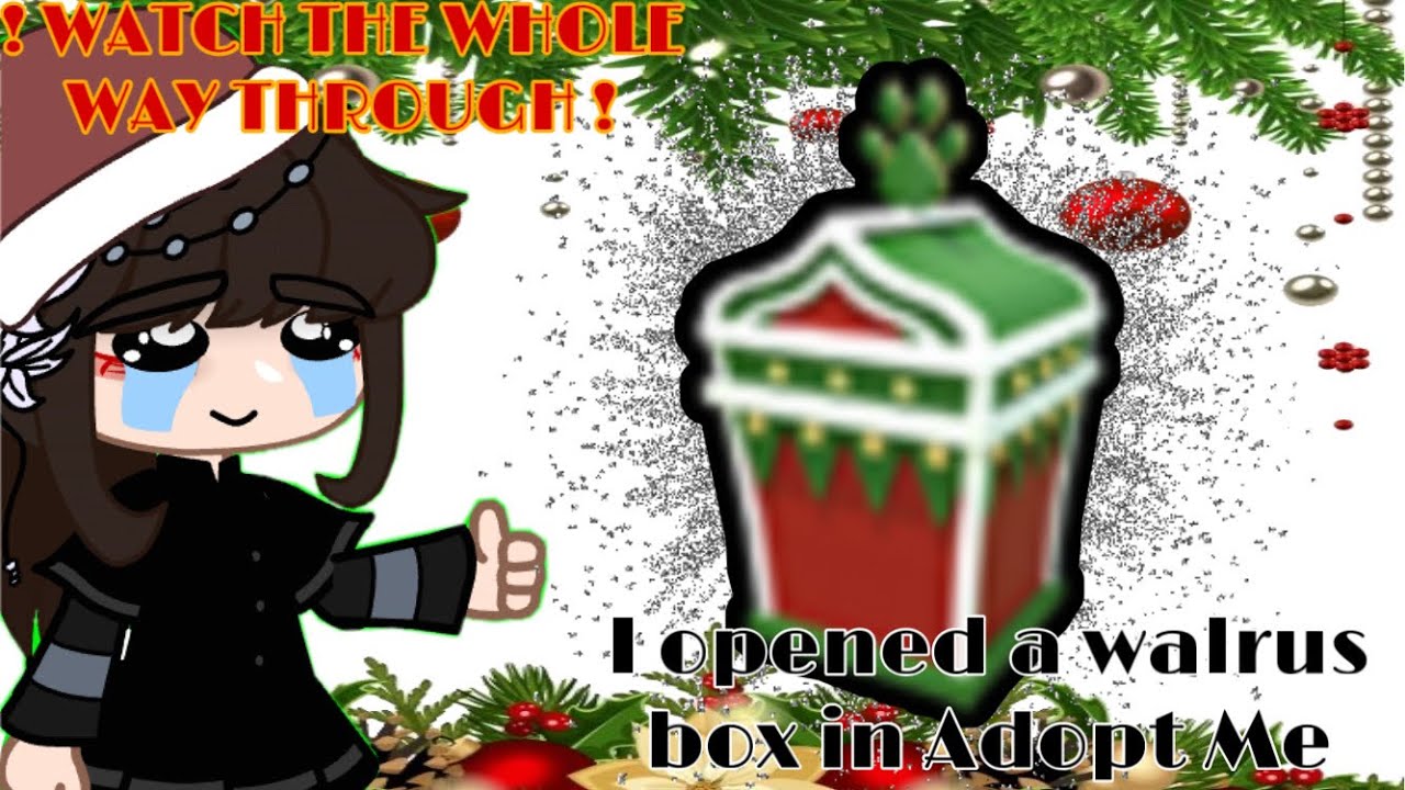 I Opened A Walrus Box In Adopt Me | WATCH TO THE END! - YouTube