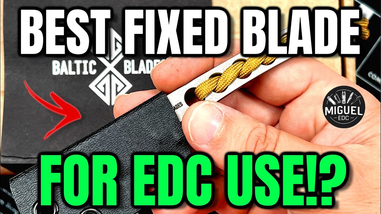 BEST Fixed Blade For EDC Use!? - Baltic Blades Angis Gen 2 - YouTube
