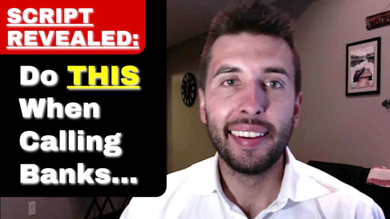 SCRIPT REVEALED: How to Call a Bank & Raise Money - YouTube