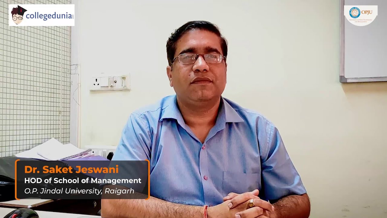 Dr. Saket Jeswani | HOD of School of Management | O.P. Jindal ...