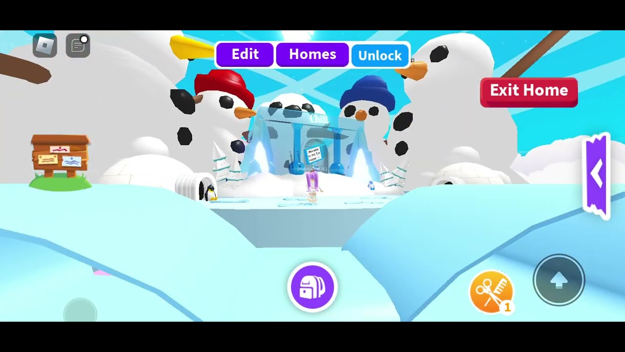Winter Home Glitch Build @PlayAdoptMe #roblox #adoptme #adoptmebuilding ...