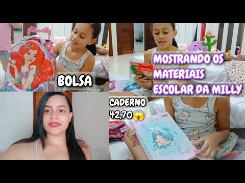 COMPREI OS MATERIAIS ESCOLAR DA MILLY ESTÁ UM ABSURDO DE CARO😱 - YouTube