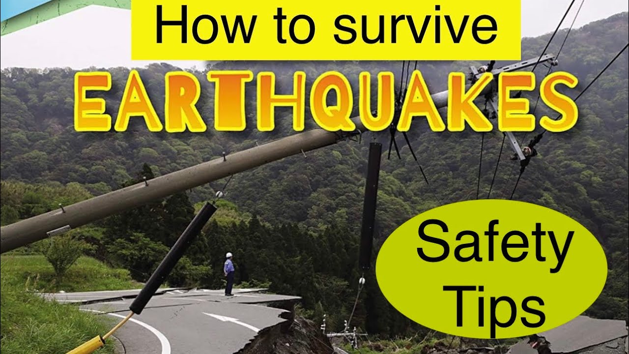 How to survive an Earthquake? | Earthquake Safety Steps For Kids ...
