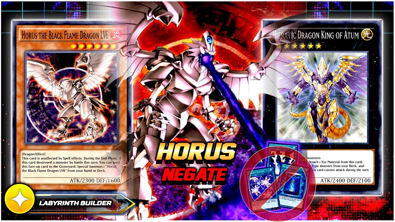 FASTEST WAY HORUS WITH HIERATIC / NEGATE ANY SPELL CARDS! [Duel Links ...