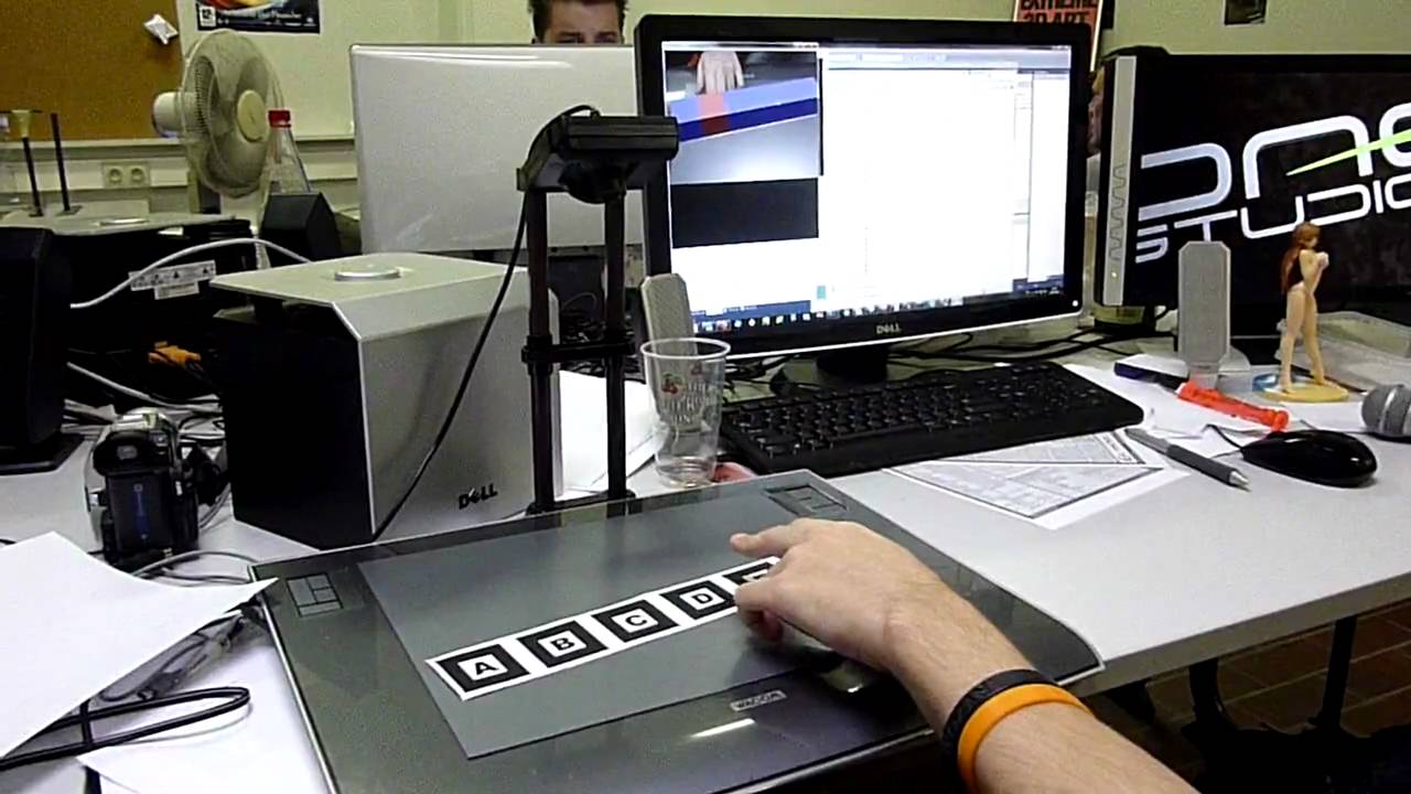 ARToolKit Virtual Piano - YouTube