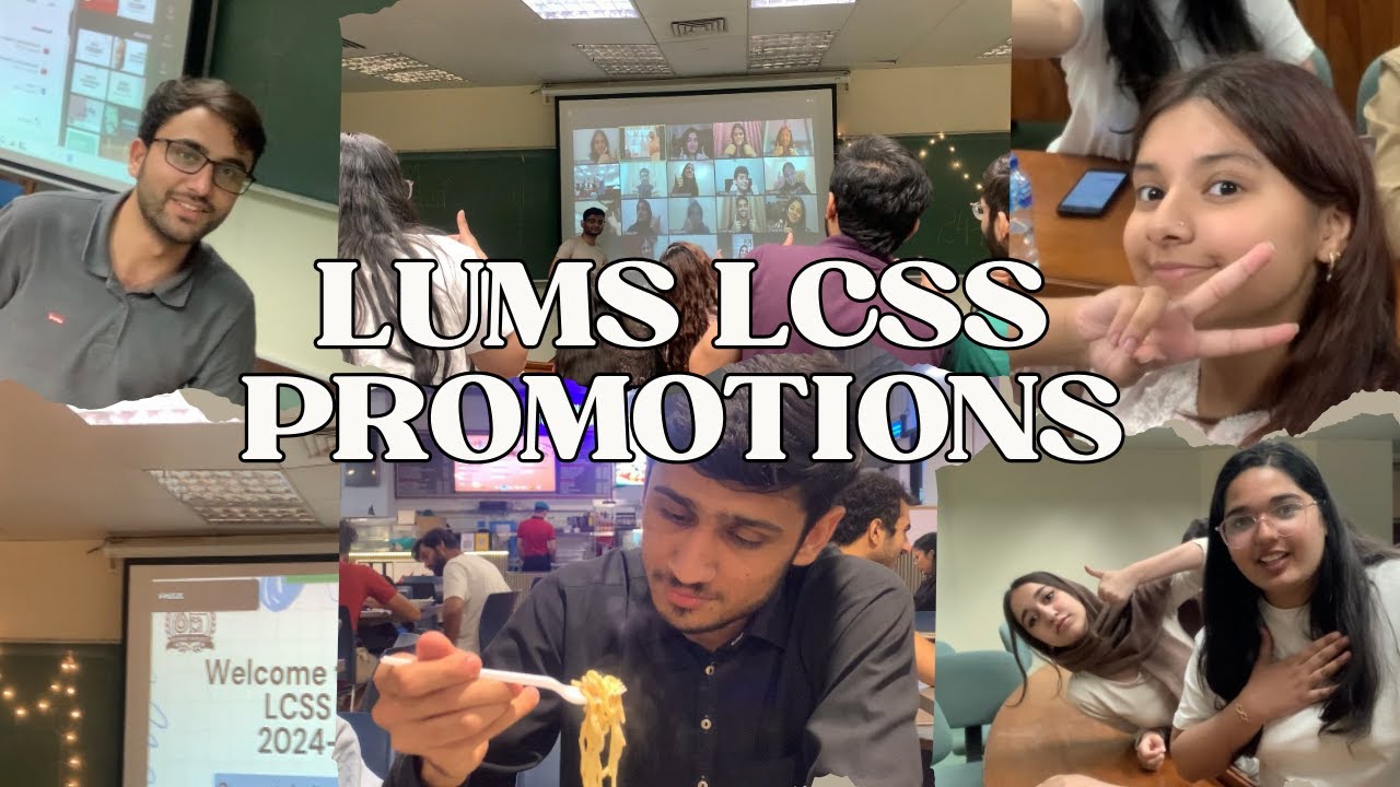 I got a promotion at LUMS LCSS! | LUMS VLOG - YouTube
