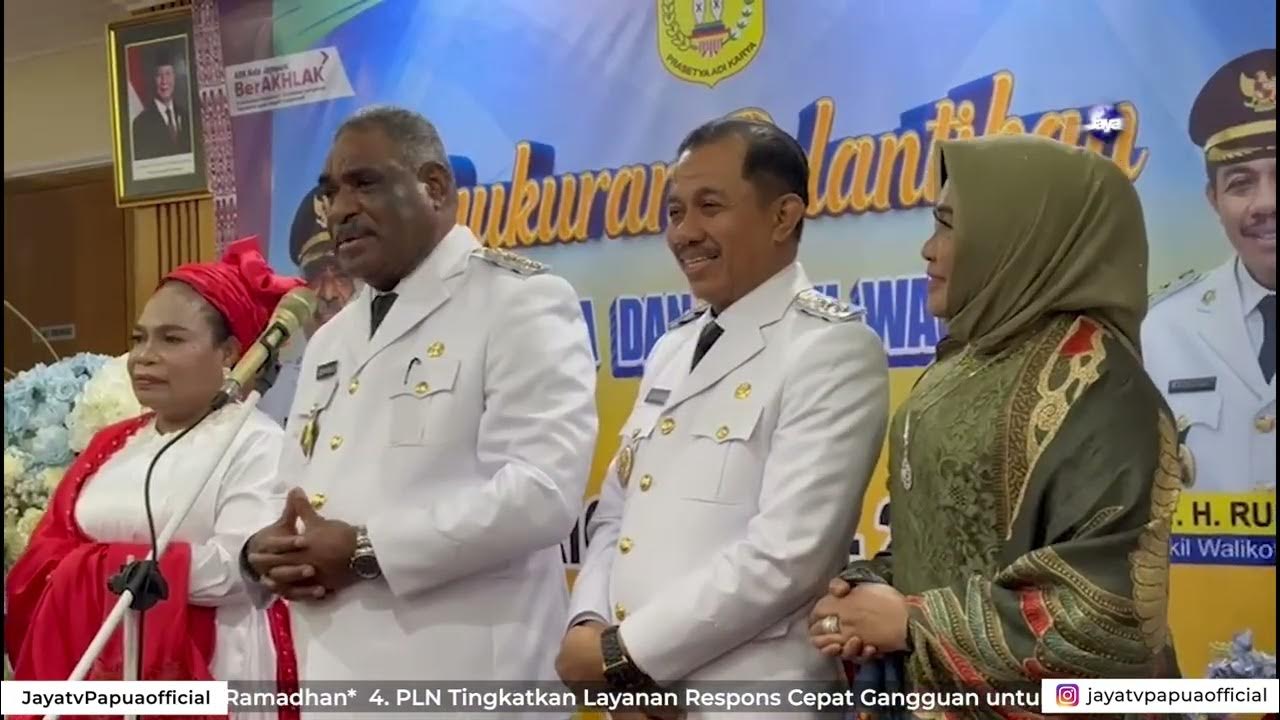 SYUKURAN PELANTIKAN WALIKOTA DAN WAKIL WALIKOTA JAYAPURA PERIODE 2025 2030 - YouTube