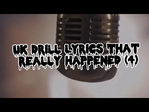 UK Drill Lyrics That Really Happened P.T4....... #ukdrill - YouTube