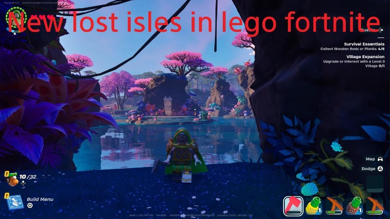 New lost isles in lego fortnite - YouTube
