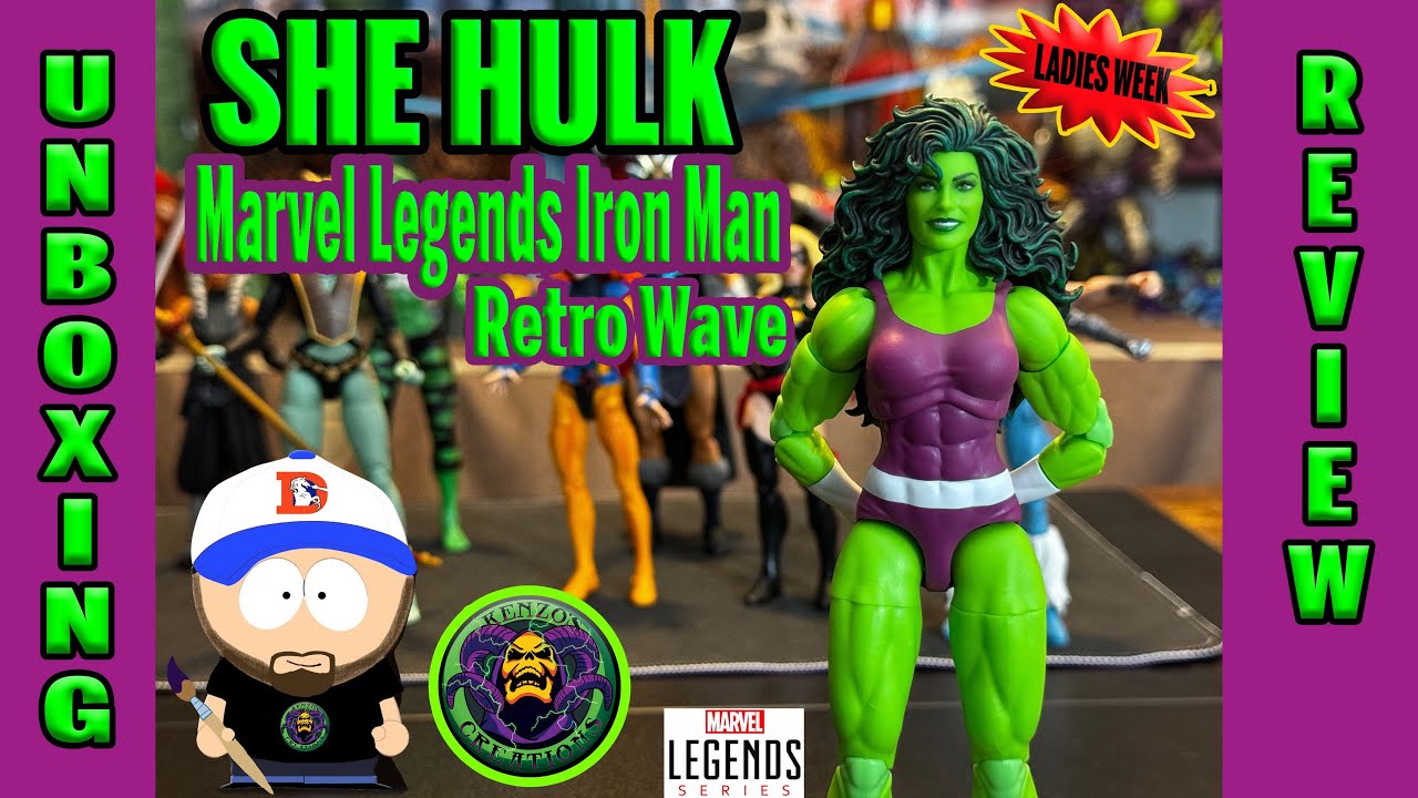 Ladies week continues! She-Hulk! Iron Man retro series. Unboxing and ...
