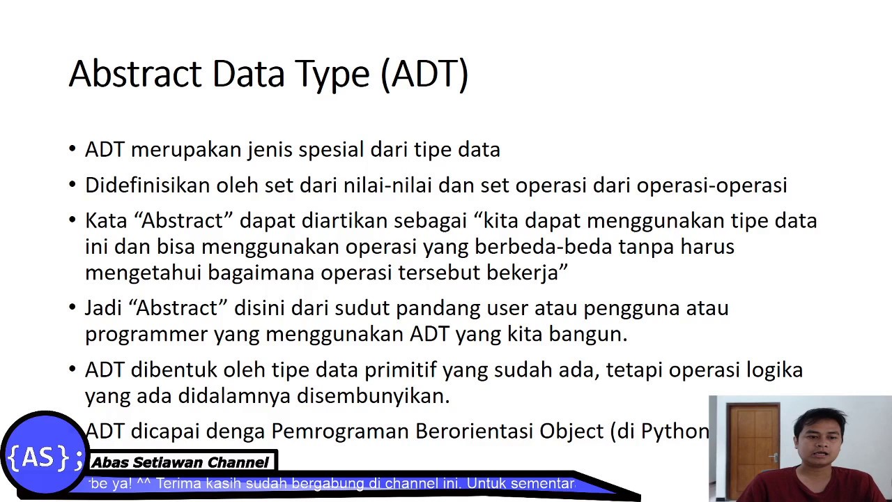 Adt Python Bagian 1 Youtube