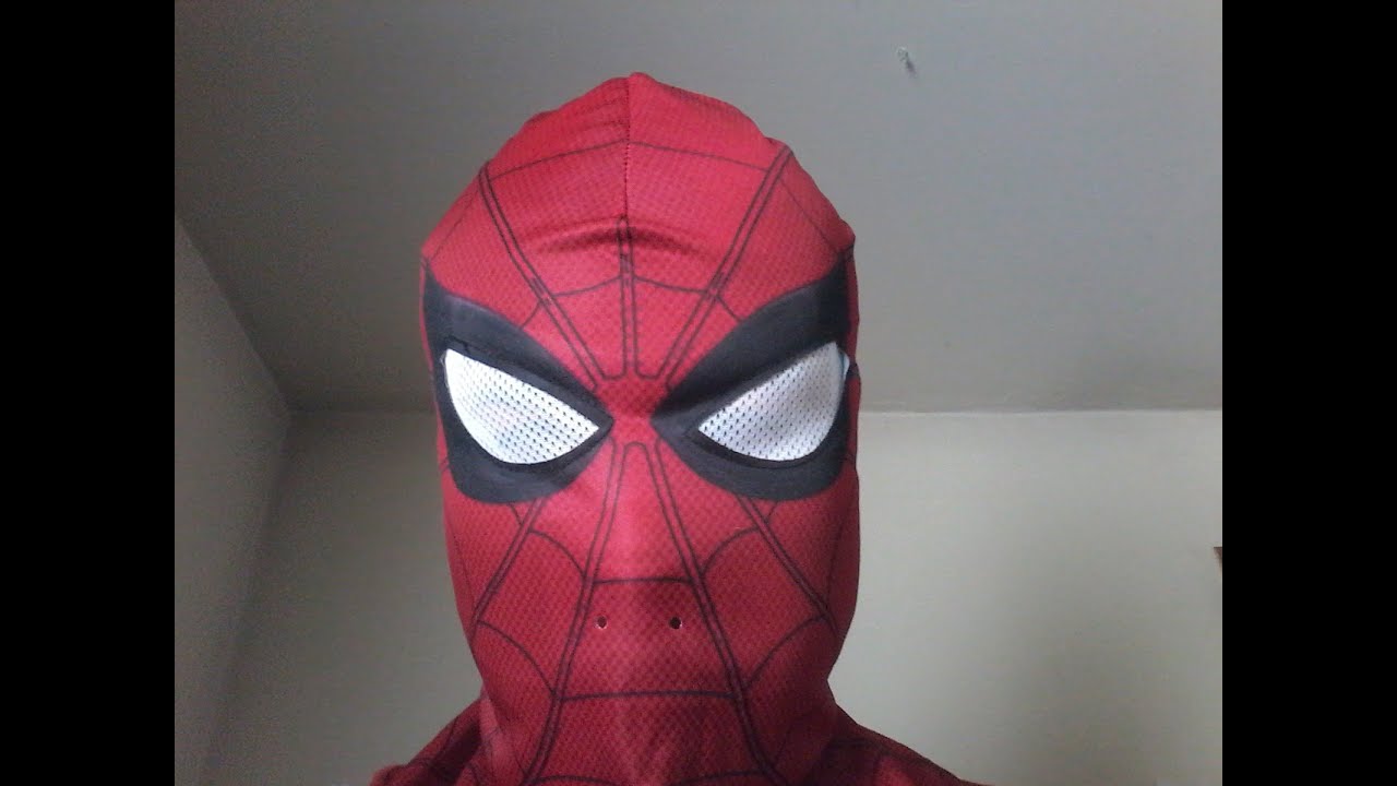 mask spider-man mascara spider man amazing From gamestop - YouTube