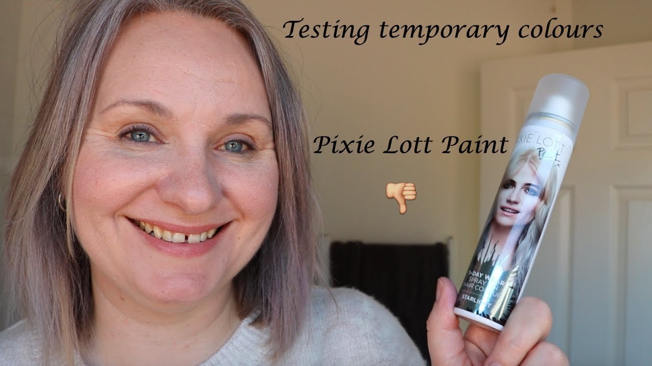 Grey Transition - Testing Temporary Sprays - Pixie Lott Paint ...