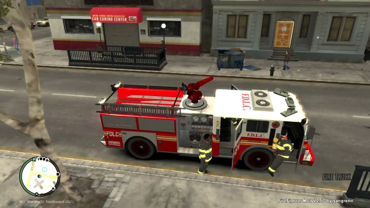 GTA 4 Firefighter Mod - Episode 1 - First Day With the FDLC - YouTube