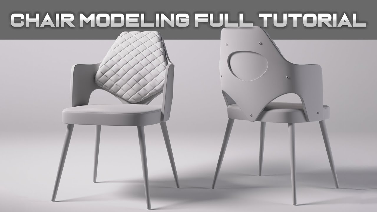 Furniture Modeling: Modern Chair in 3ds Max #modeling #tips #furniture ...