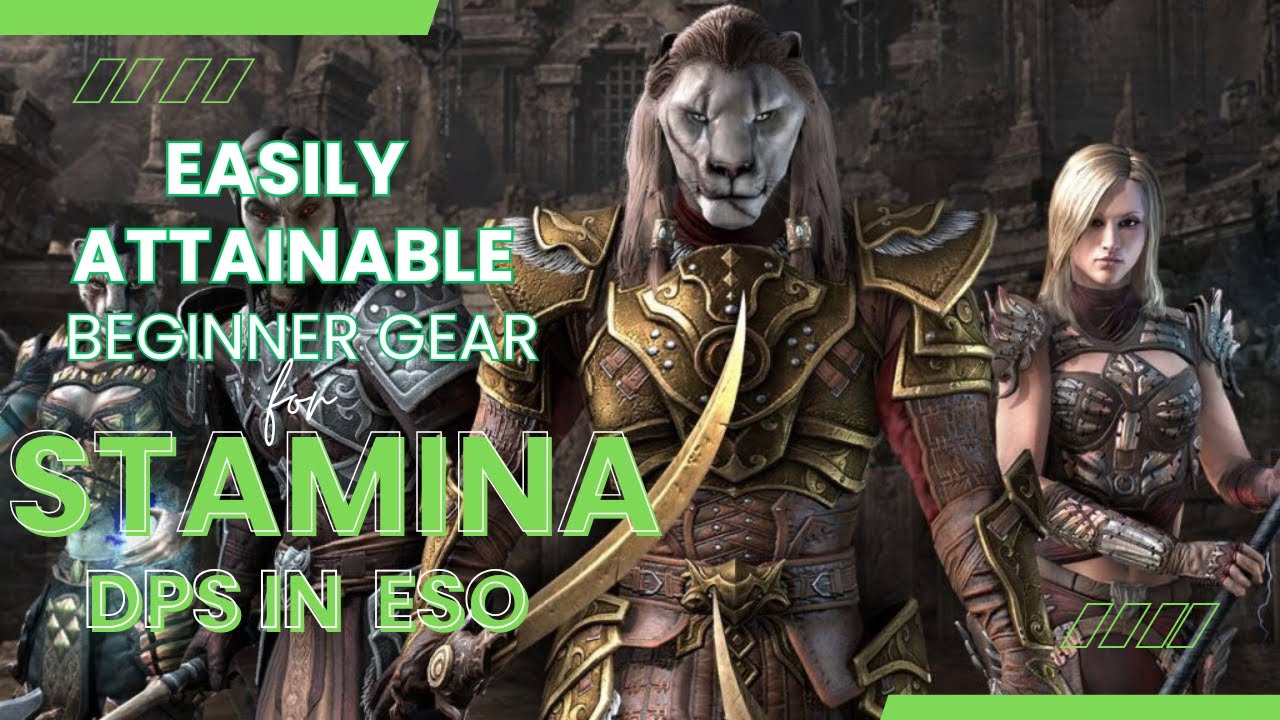 Easily Attainable Early Game Gear for Stamina DPS in ESO - YouTube