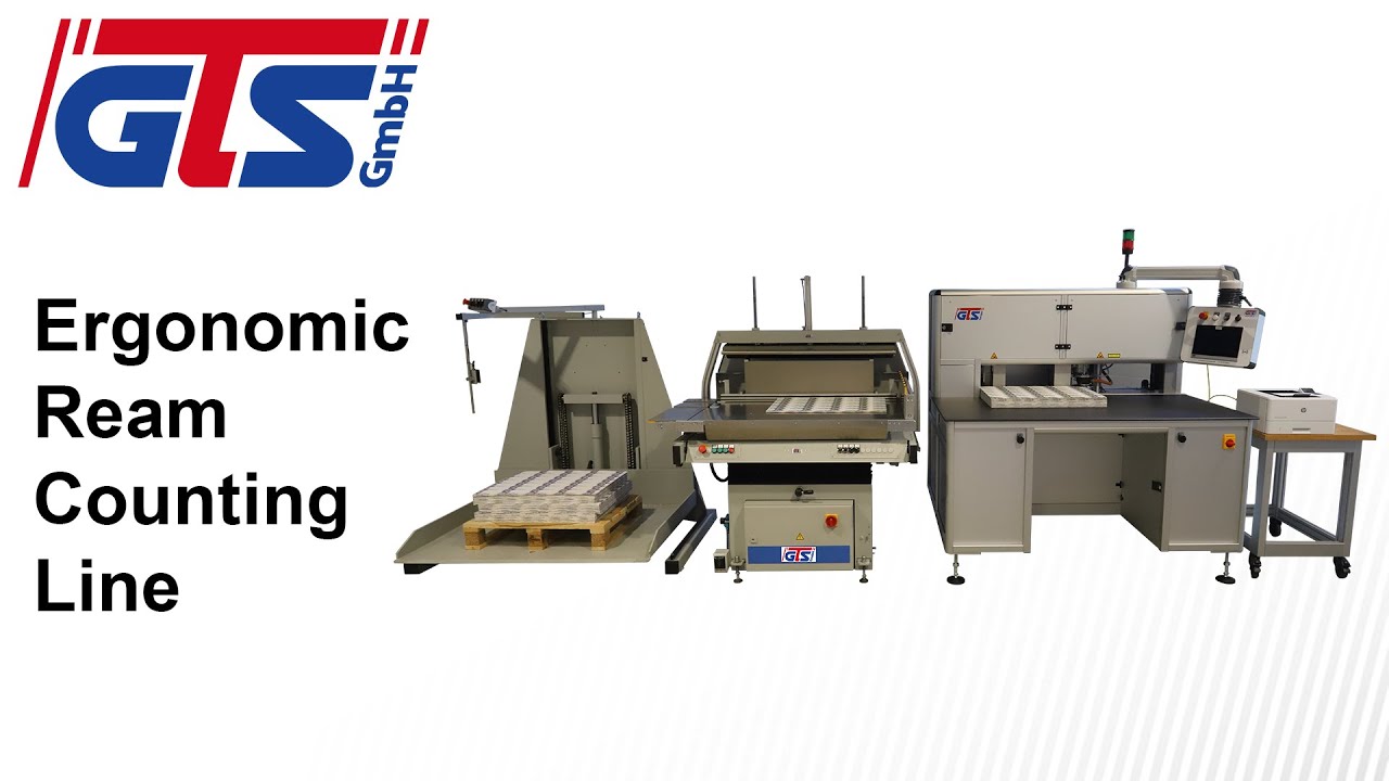 Ergonomic Ream Counting Line - YouTube
