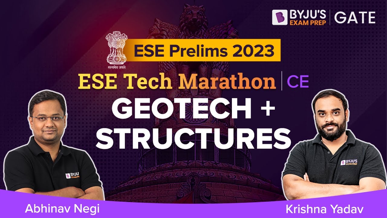 Geotech & Structural Analysis | UPSC ESE (IES) 2023 Civil Engineering ...