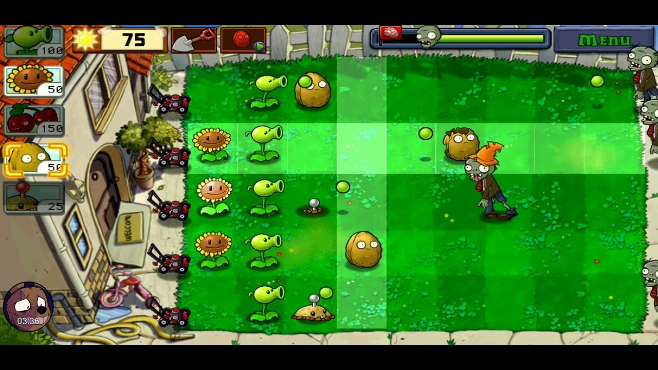 plants vs zombies part 4 - YouTube