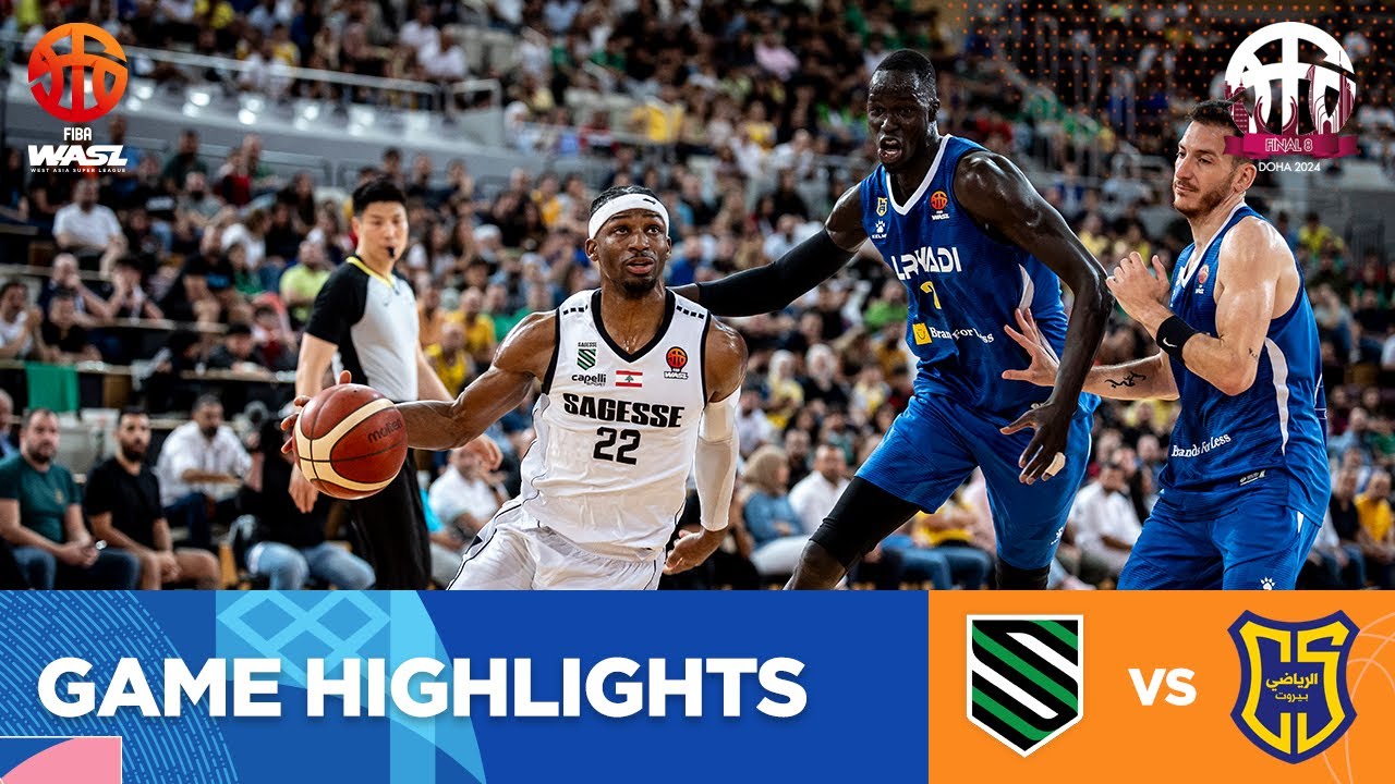 FIBA WASL 23/24 West Asia League Final 8 | SAGESSE VS AL RIYADI | GAME ...