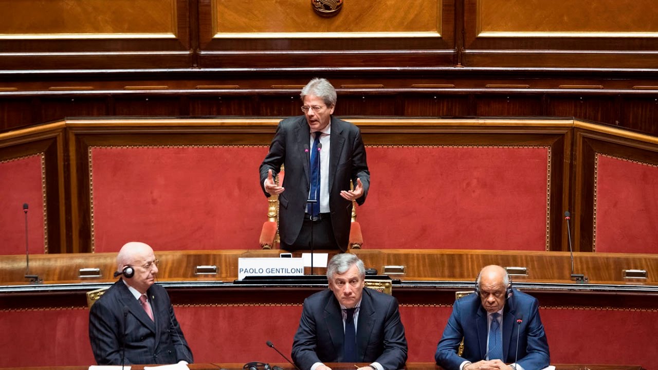 Gentiloni all'Assemblea parlamentare dell'Unione per il Mediterraneo ...