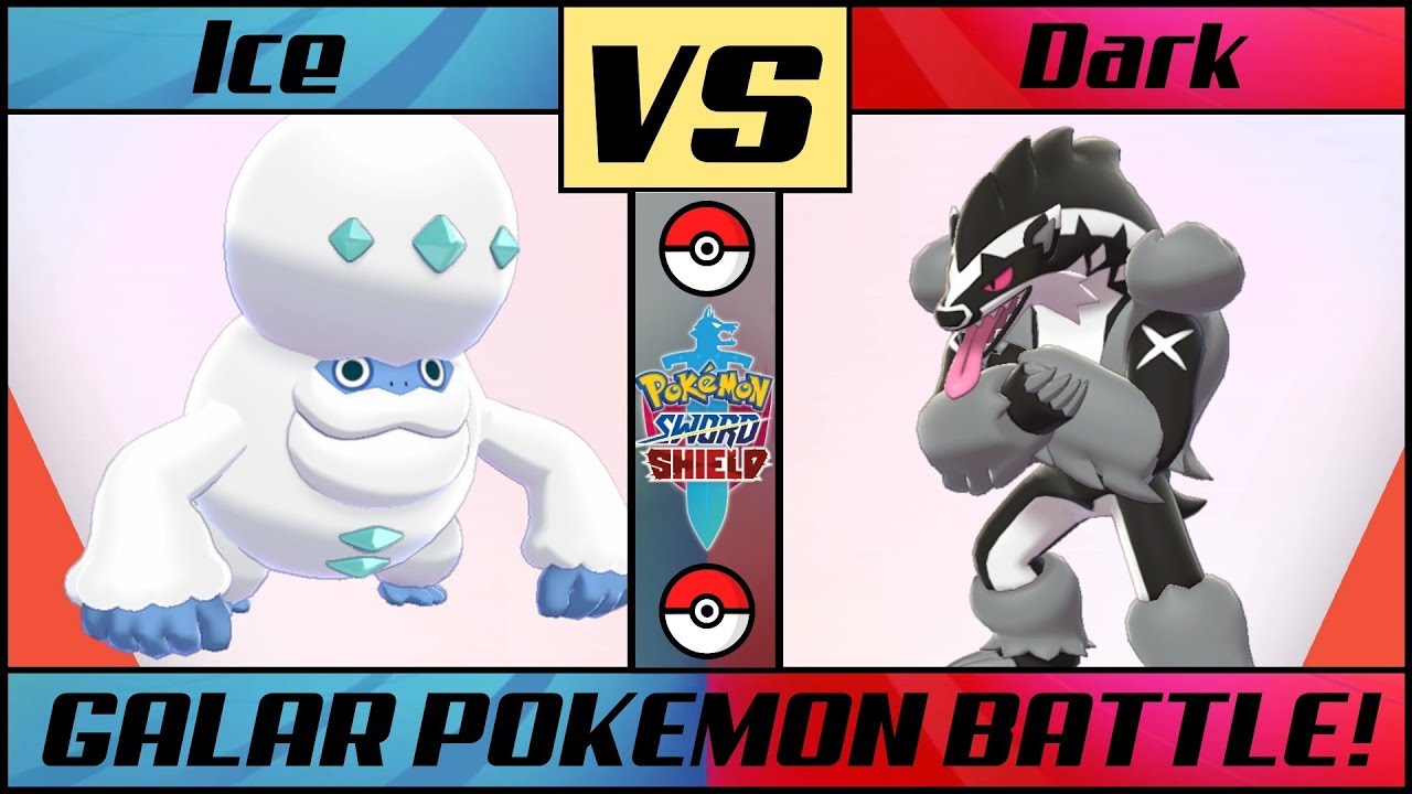 Galar Type Battle: ICE vs DARK (Pokémon Shield/Sword) - YouTube