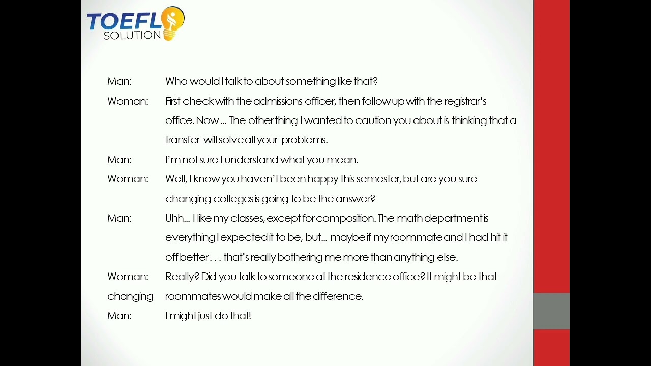 Practice Set 2 - Part B: Extended Conversations. - YouTube