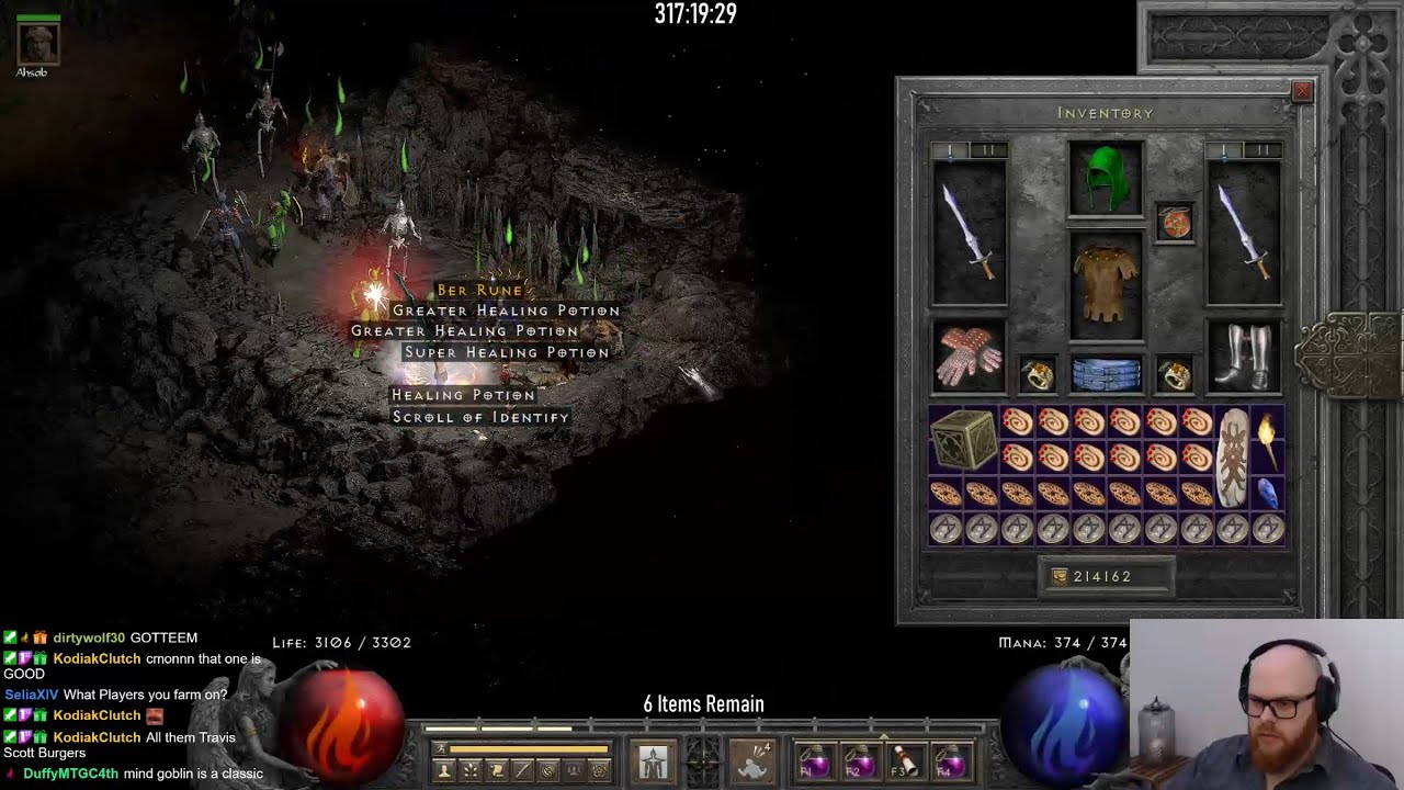 D2R Solo Self Found Holy Grail - Ber Rune #6 day34 - YouTube