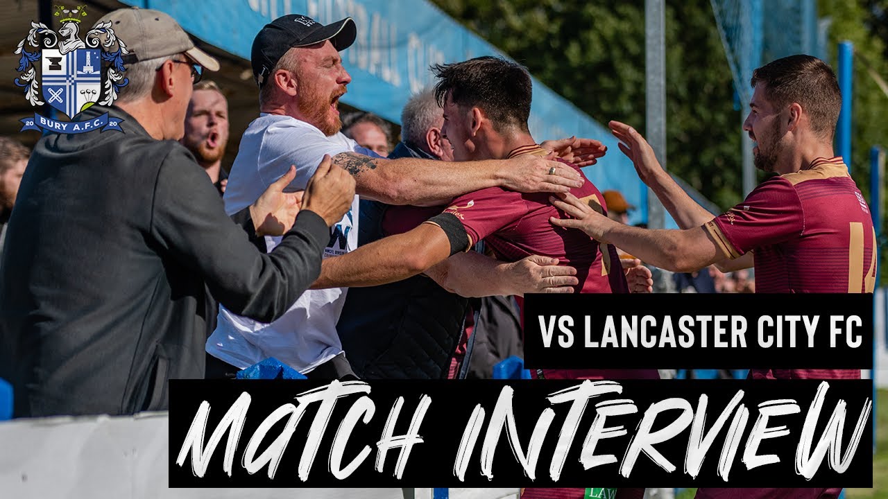 LEWIS GILBOY ON DOMINATING THE GAME | MATCH INTERVIEW | Bury AFC - YouTube