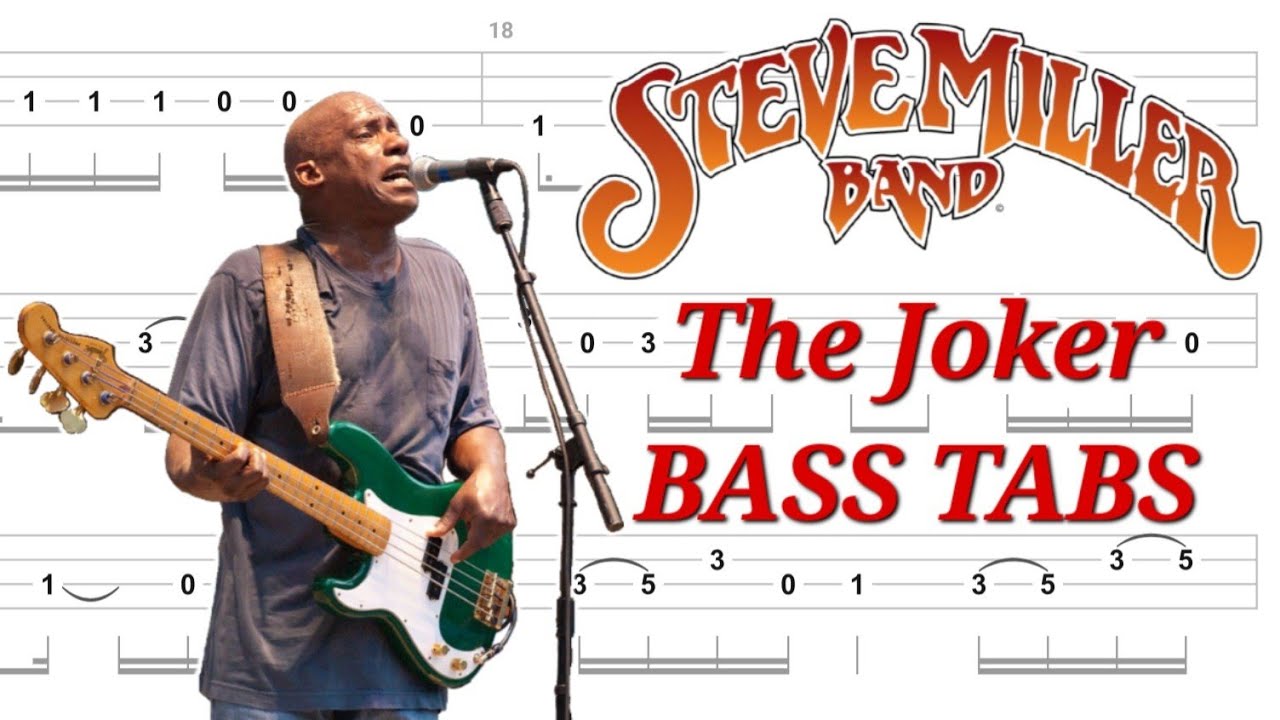 Steve Miller Band - The Joker BASS TABS | Cover | Tutorial | Lesson ...