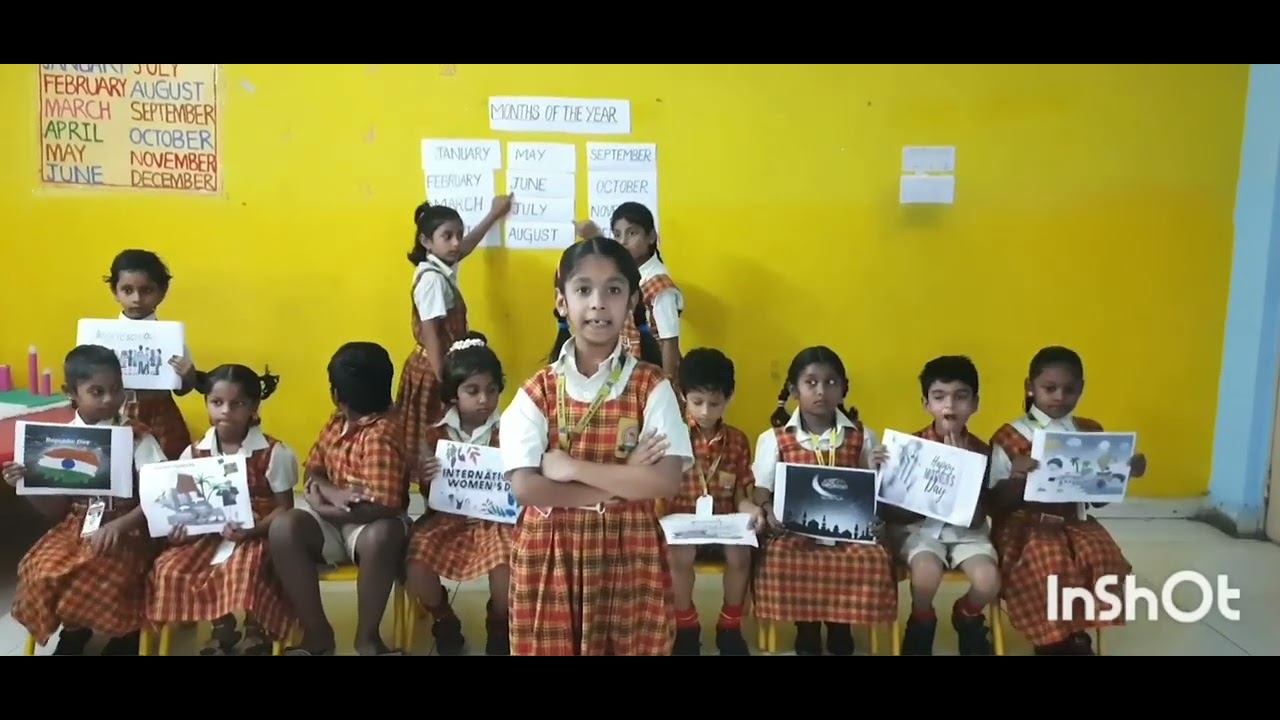 Our Class II children explained about *MONTHS OF THE YEAR* and their ...