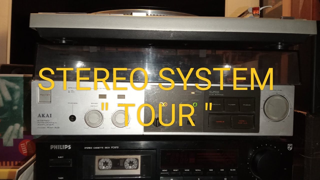 Technics SL-Q30 + PHILIPS FC870 and AKAI AM-A2 - Setup Tour - YouTube