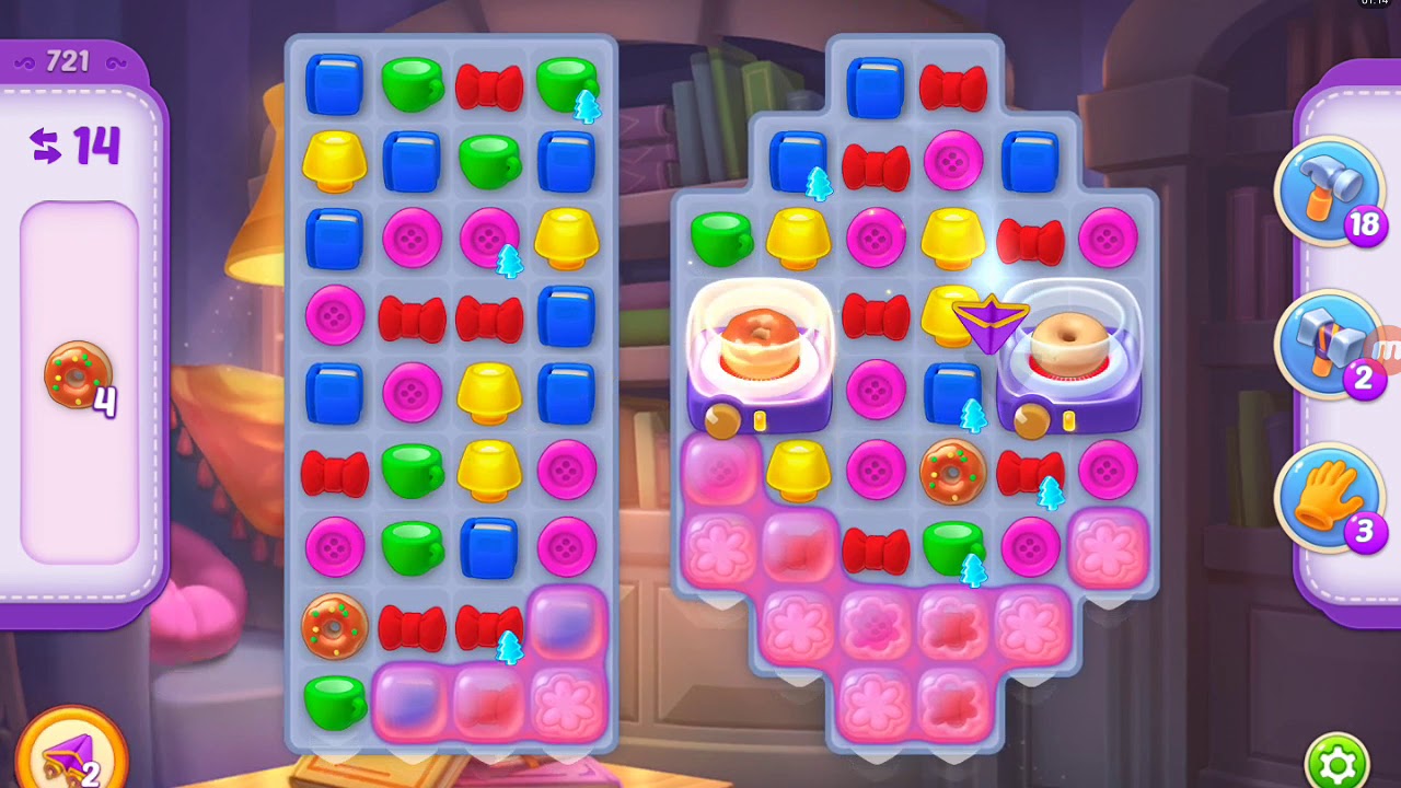 Homescapes Level 721 - YouTube