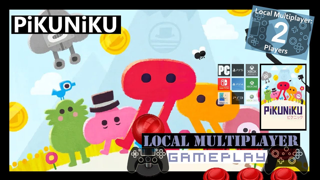 PiKUNiKU Co Op 2 Player Couch Local Multiplayer - Gameplay - YouTube