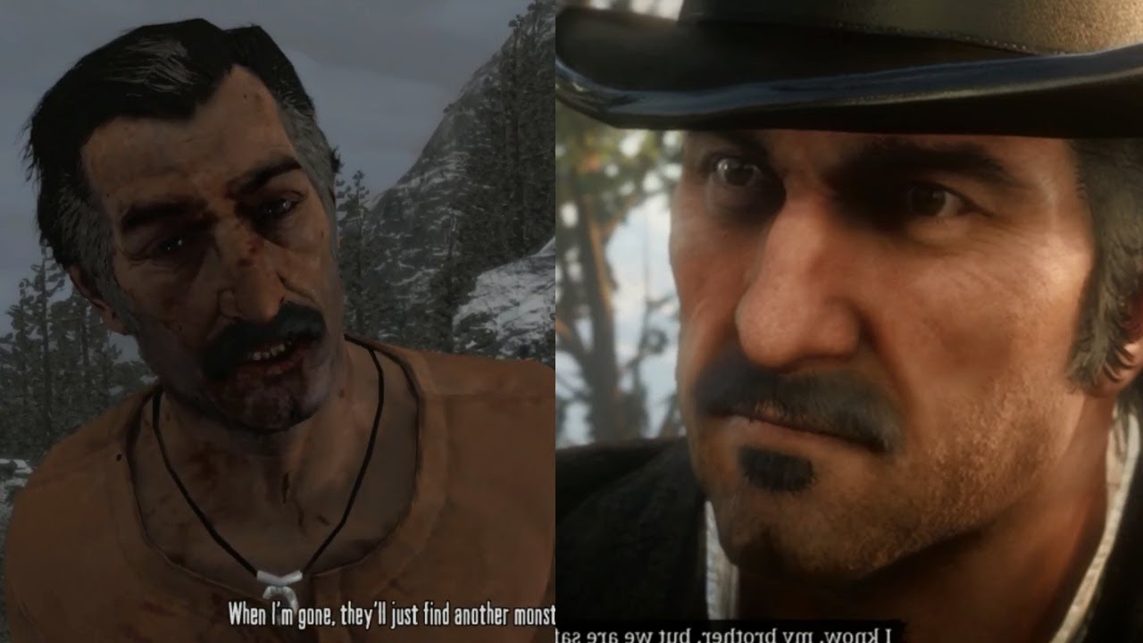 Characters Comparison Red Dead Redemption 1 Vs 2 - YouTube