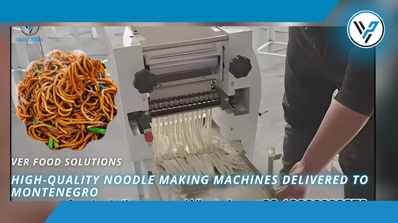 High-Quality Noodle Making Machines Delivered to Montenegro - YouTube