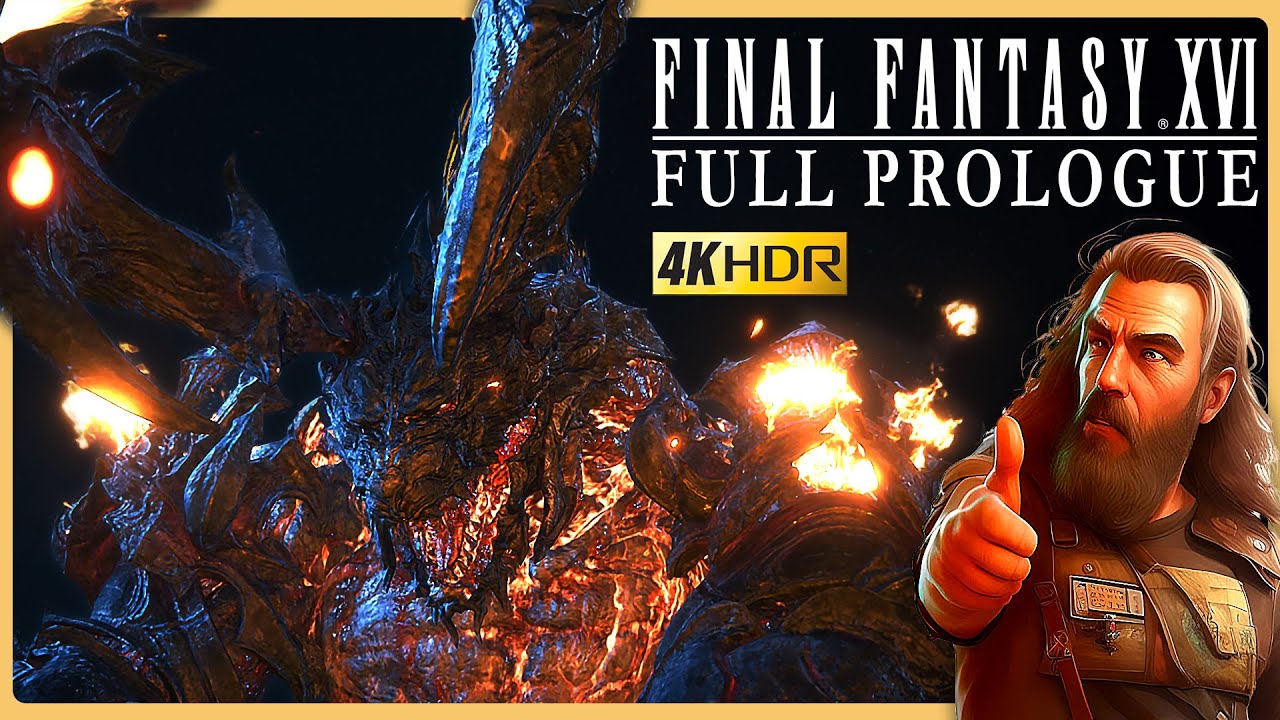 Let's Play Final Fantasy 16 Full Prologue Graphics Mode. 4K HDR. - YouTube
