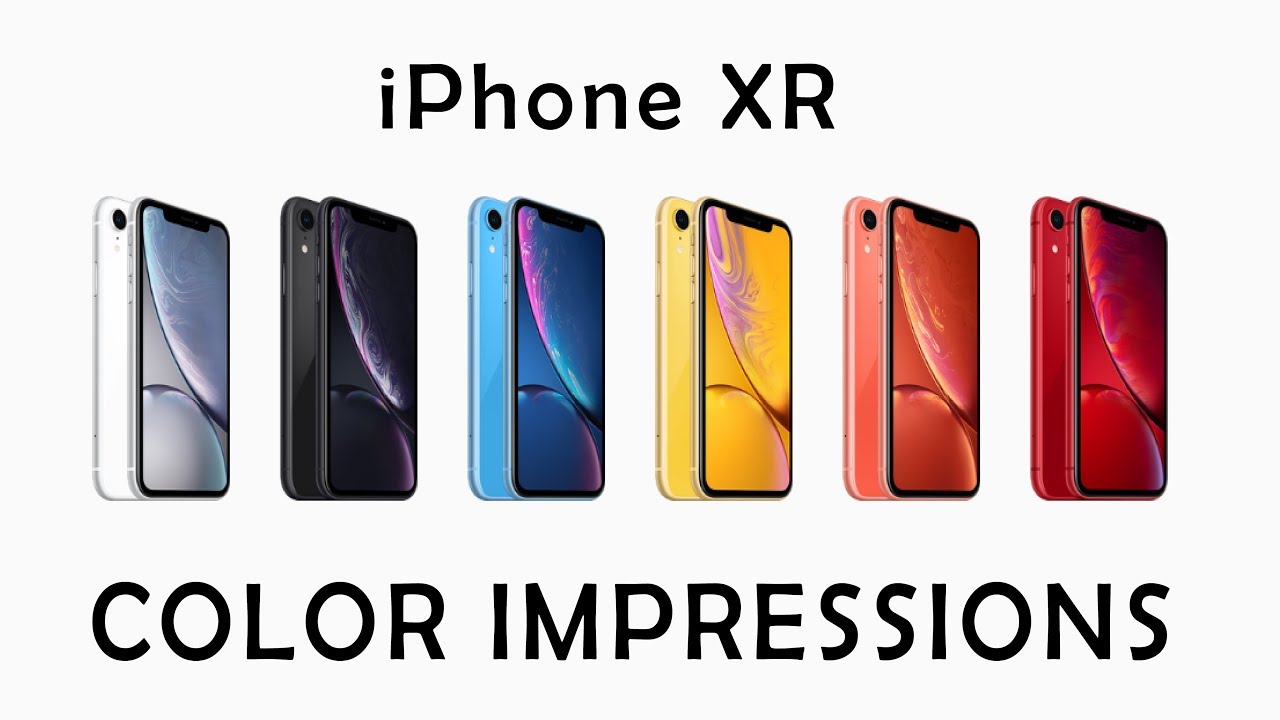 iPhone XR Colors // Morphin Time - MUST WATCH - YouTube