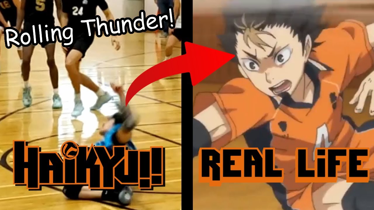 Haikyuu Real Life Nishinoya - YouTube