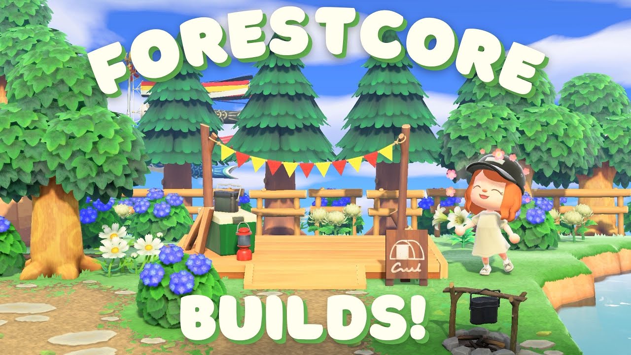 it's forest building time, chat | acnh live - YouTube