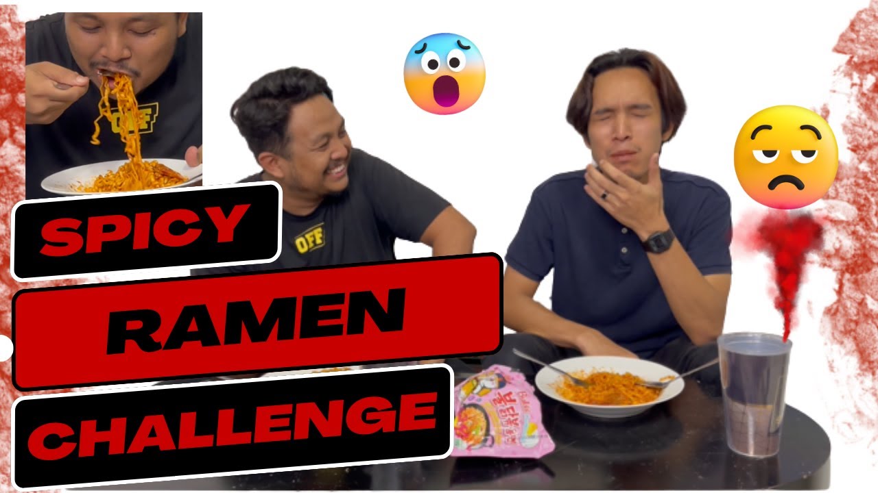 SPICY RAMEN CHALLENGE ! SONG FIGHT VERSION. - YouTube
