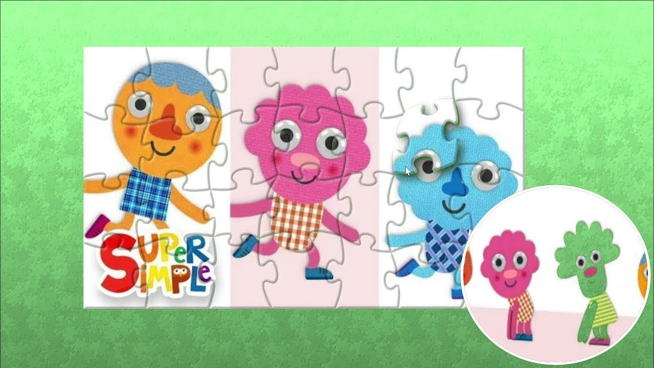 Funny Animation Follow Me Noodle & Pals Super Simple Songs puzzle - YouTube