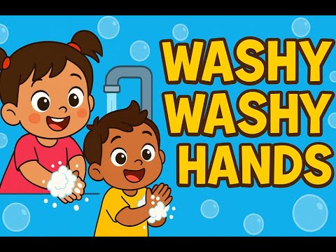 Washy Washy Hands 👏 | Fun Hand Washing Song for Kids | Bubbly Tunes ...