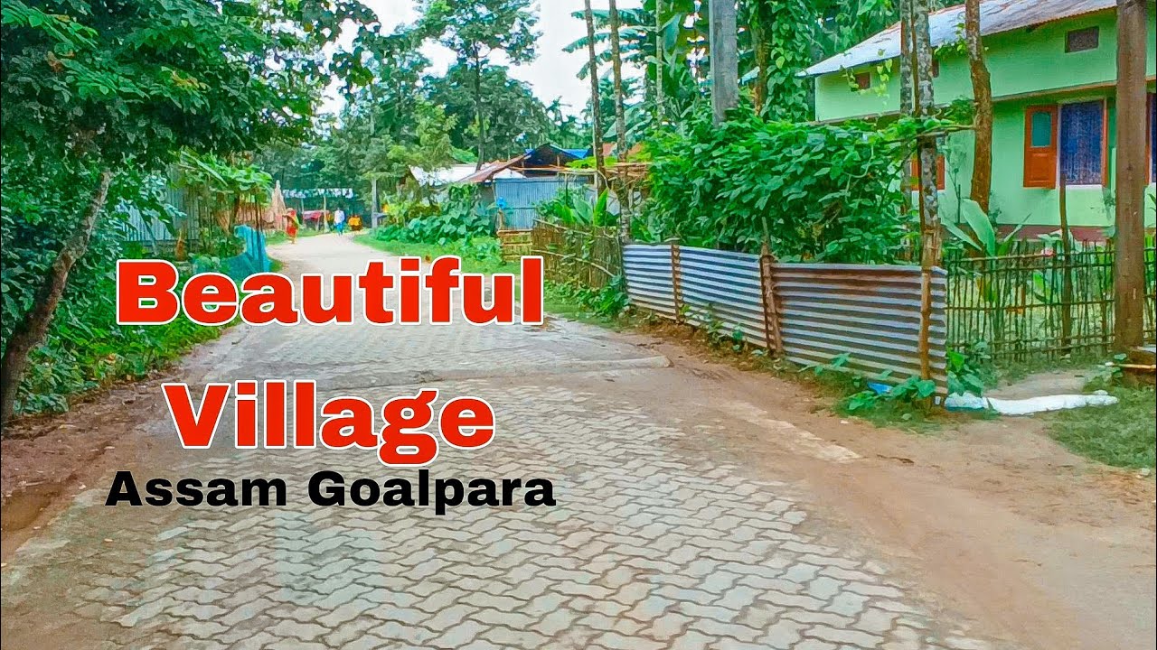 Village Life: The Most Beautiful Village Road in goalpara assam. - YouTube