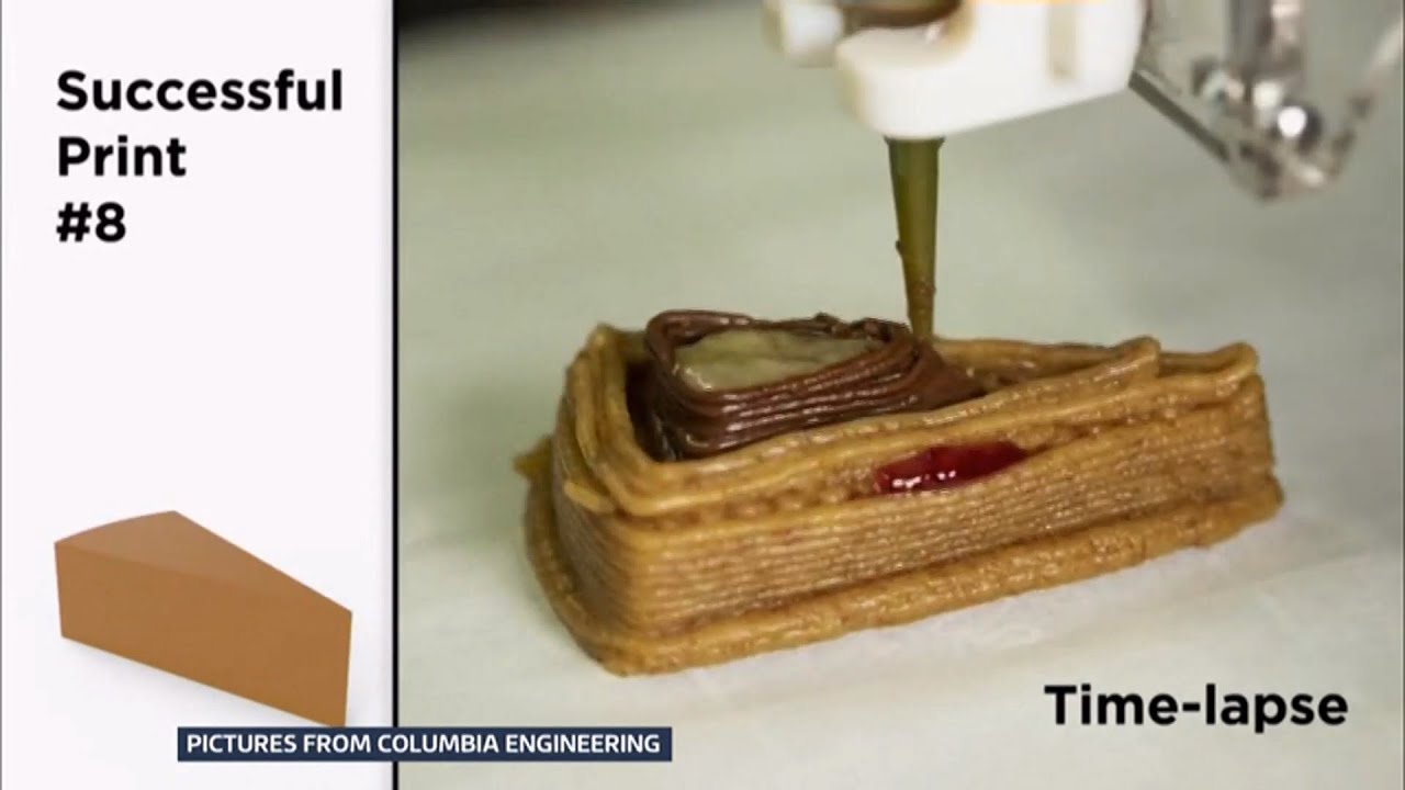 3D printed cake anyone? This one was made with 7 ingredients (USA ...