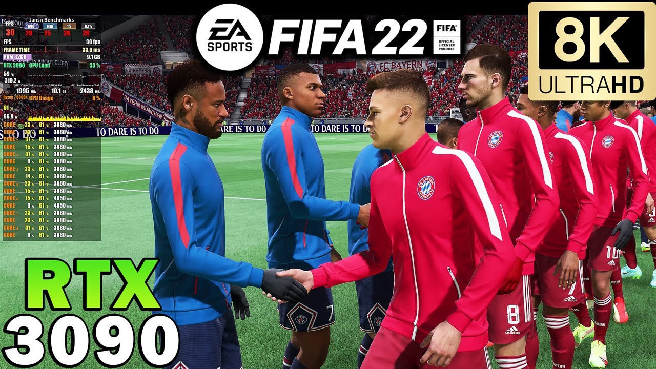 FIFA 22 in 8K | RTX 3090 | Ultra Graphics - YouTube